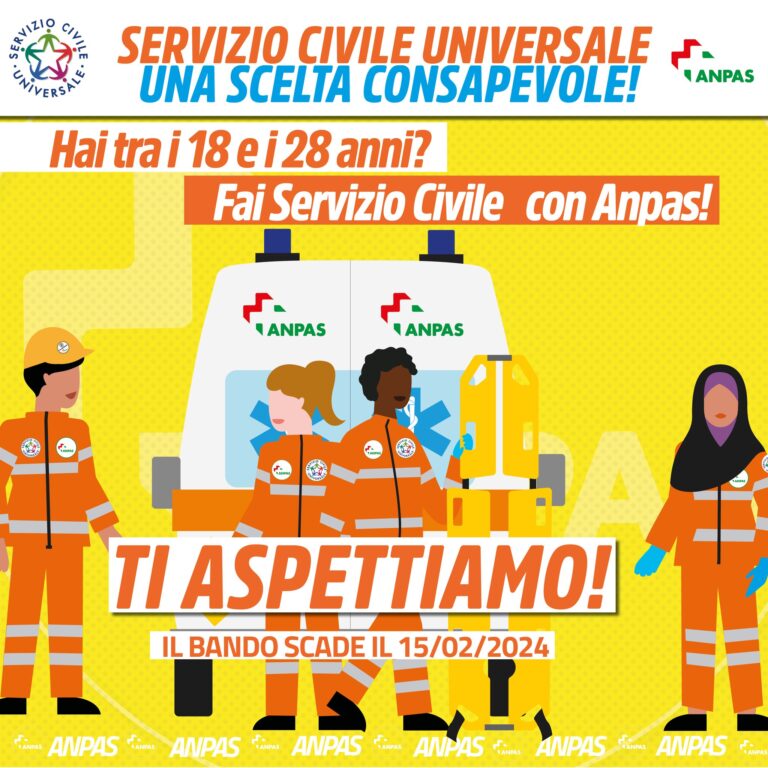 Nuovo Bando Servizio Civile 2024 - Croce Bianca Foligno